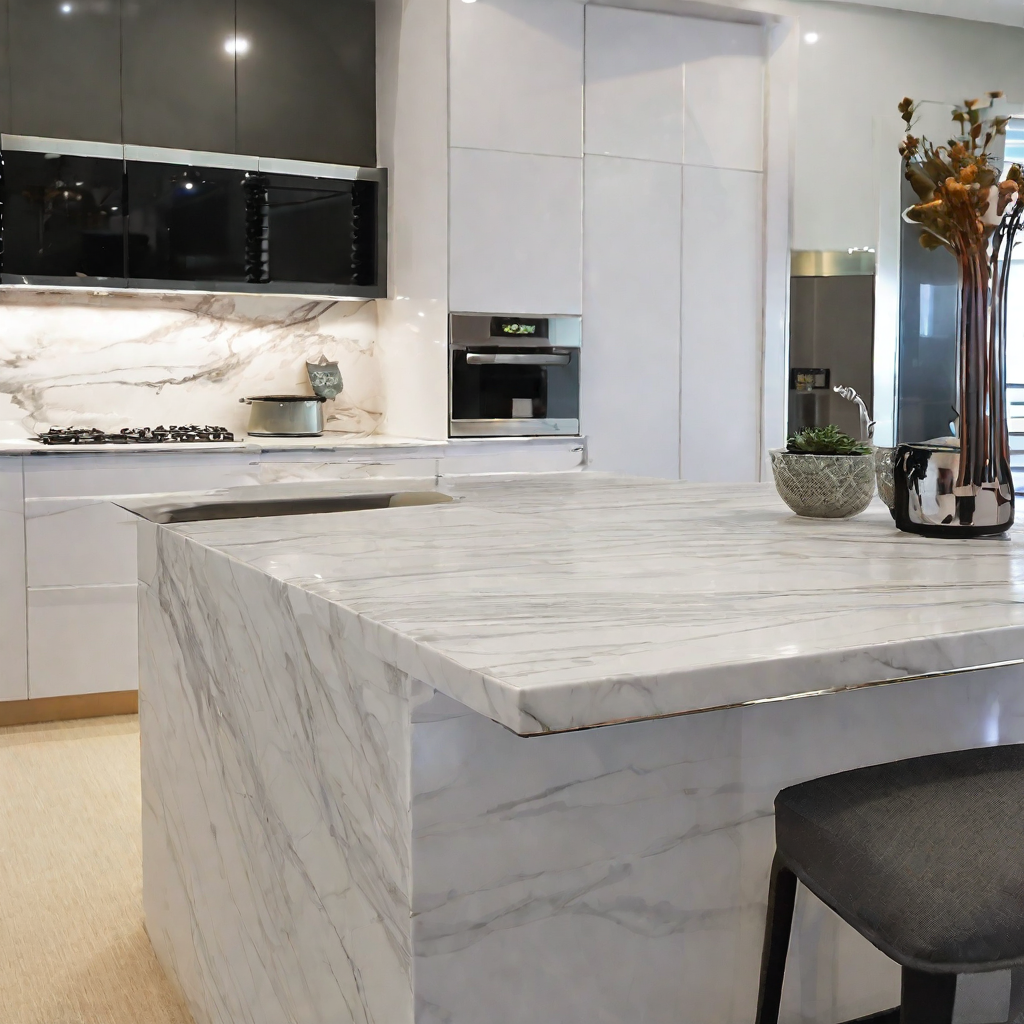 How to Paint Laminate Countertops to look like Marble - ApplianceChat.com